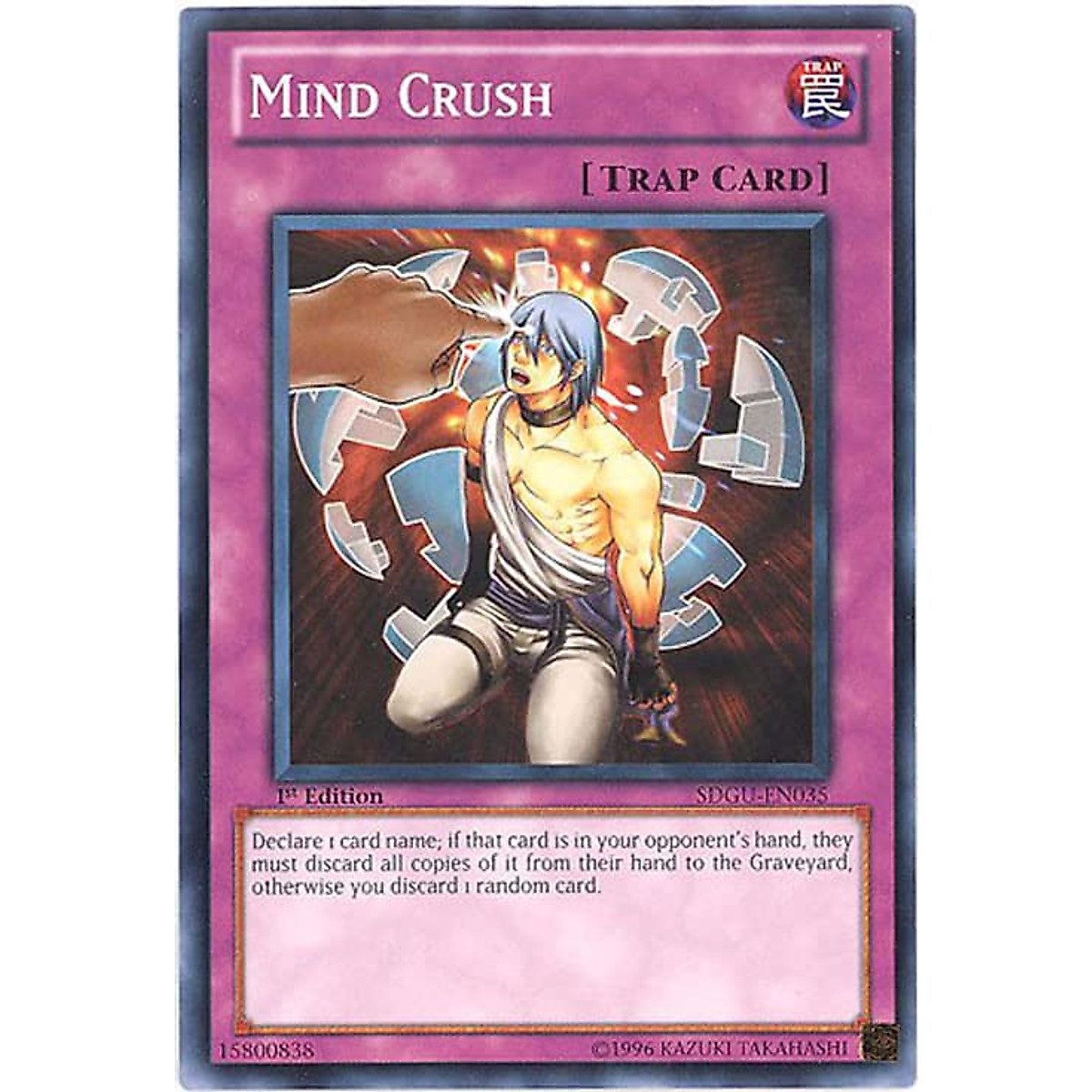 Yu-Gi-Oh! - Mind Crush - SDGU-EN035 - Common - Unlimited - Structure Deck: Gates of The Underworld