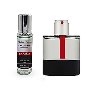 Clashoky Fragrance Perfume Oils Parada Lunna Rossa Cologne Roll On Body Oil for Men (12ml) (Pack of 1)