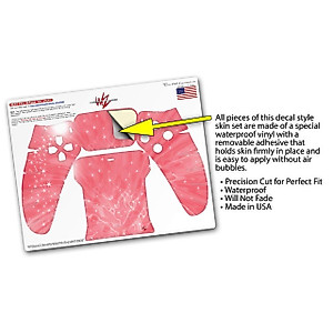 WraptorSkinz Skin Wrap compatible with Sony PS5 DualSense Controller Stardust Pink (CONTROLLER NOT INCLUDED)