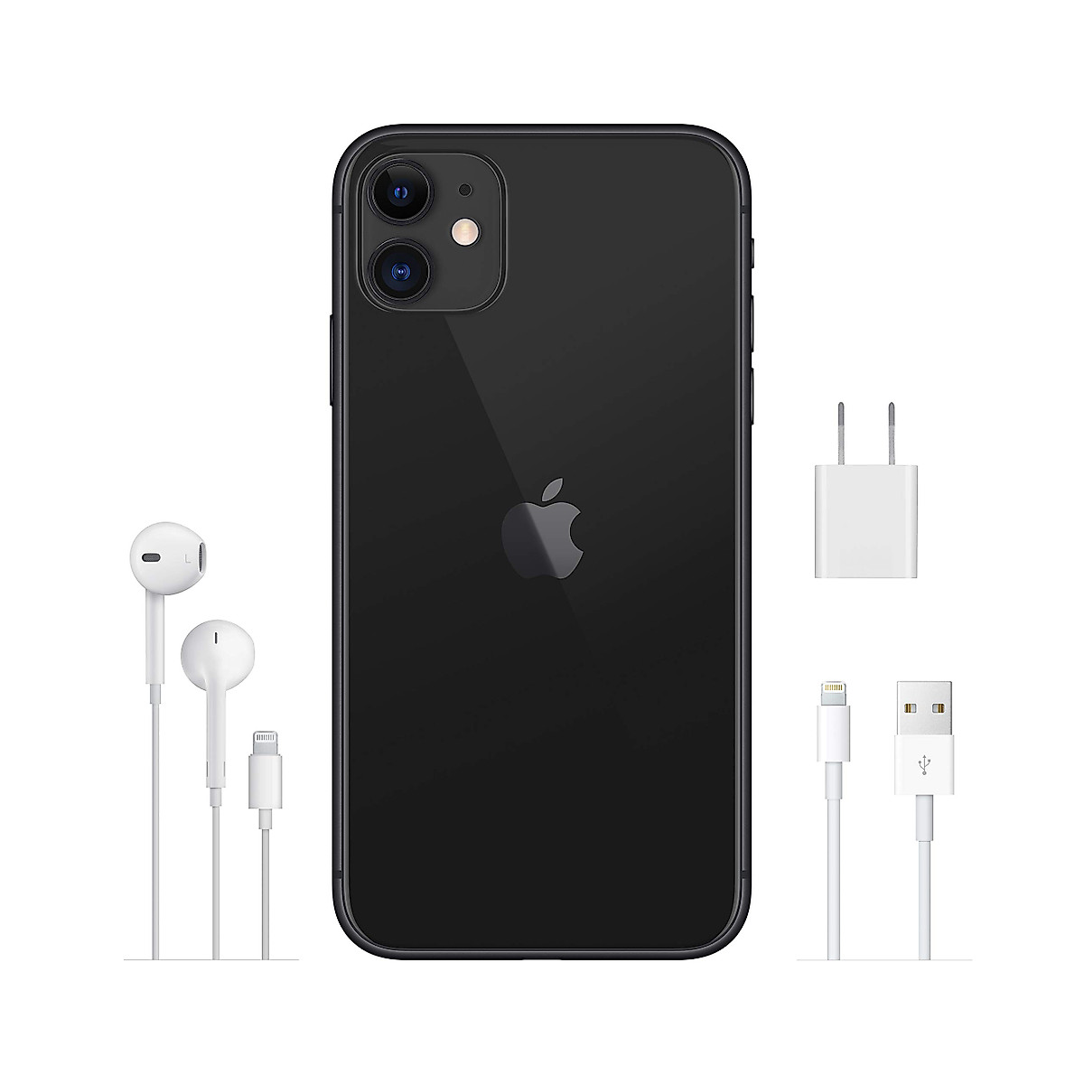 Apple iPhone 11 [128GB, Black] + Carrier Subscription [Cricket Wireless]