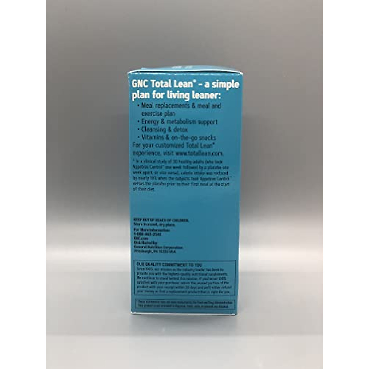 GNC Total Lean Appetrex Control | Clinically Shown to Reduce Calorie Intake | 60 Tablets