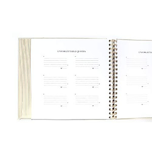 The Baby Memory Book: Beautiful Modern Baby Book and Scrapbook for Baby's First Years to Track Special Moments, Milestones and Growth from Pregnancy to First 5 Years