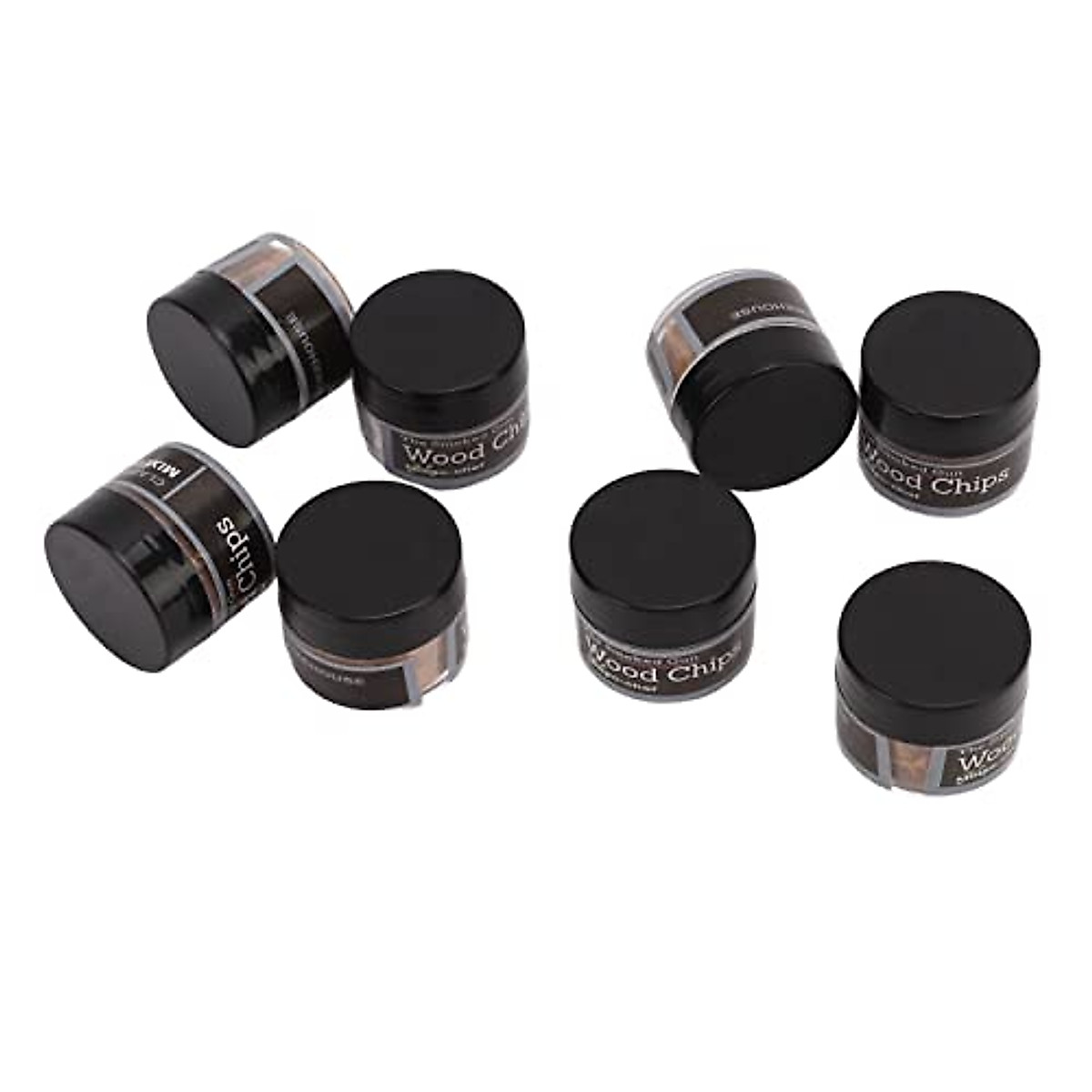 Jiawu Smoked Wood shavings, Natural Smoked Wood shavings 8 Boxes/Set, for Beginners