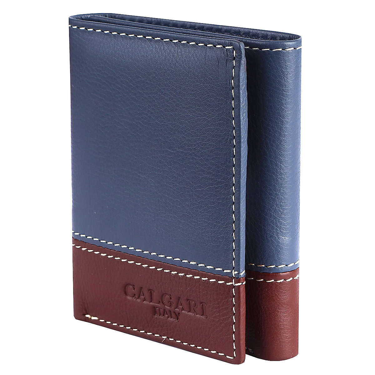 CALGARI® Italian Luxury Leather Wallets For Men | Trifold