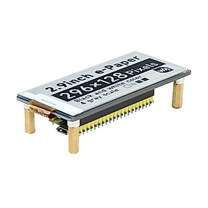 waveshare 2.9inch E-Paper E-Ink Display Module for Raspberry Pi Pico 296×128 Pixels Black/White Partial Refresh Support with SPI Interface