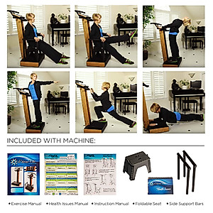 LifetimeVibe Whole Body Vibration Plate, Vibration Machine for Exercise, Athletes, Seniors, Chiropractors