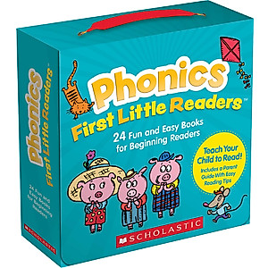 Scholastic SC-709265 Phonics First Little Readers (Parent Pack), 24 Titles