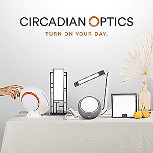 Circadian Optics Lumos 2.0 Light Therapy Lamp | Ultra Bright 10,000 Lux Full Spectrum LED Light (White)