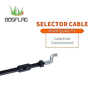 BOSFLAG 946-04642a Drive Engagement Cable Replaces MTD 946-04642a, 746 04642a, 74604642a, Craftsman 946-04642 Cable, 746-04642, 746-04642a for MTD RM2200, Bolens 31A-32AD765 31A-3AAD765 Snowblowers