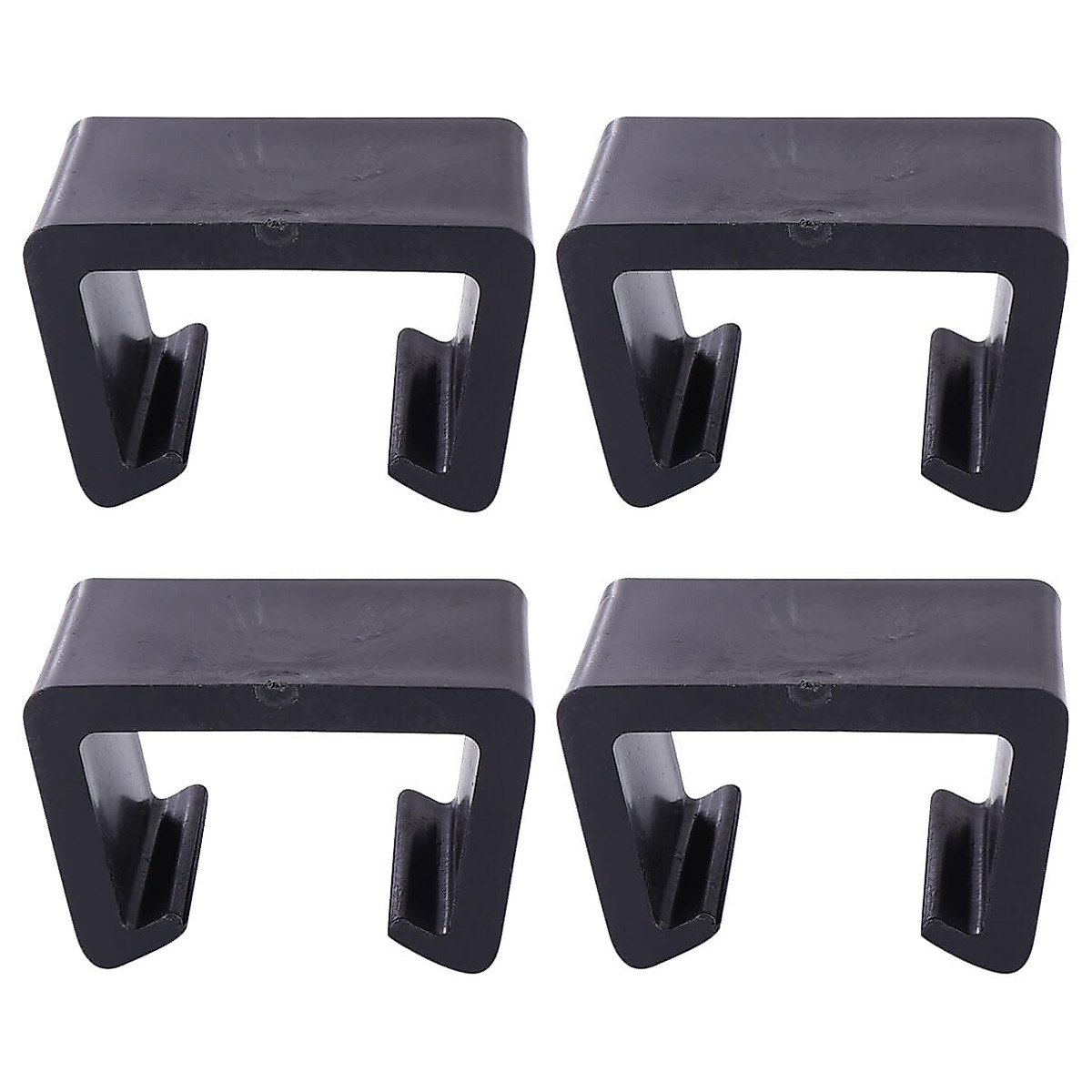 POPETPOP Outside Furnishings 4Pcs Outdoor Furniture Clips- Sectional Sofa Furniture Chair Clip, Wicker Chair Fasteners Home Accessory for Home Shop Office (Black) Outdoor Sofa