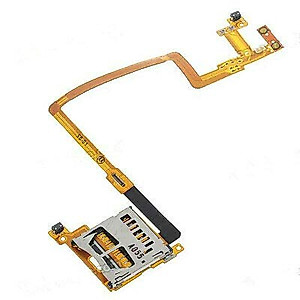 SD Card Reader Slot & L/R Shoulder Button Module Flex Cable Replacement Compatible with Nintendo DSi