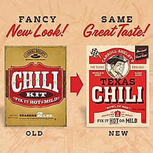 Carroll Shelby's Original Texas Chili Kit 3.65 Ounce (Pack of 8)