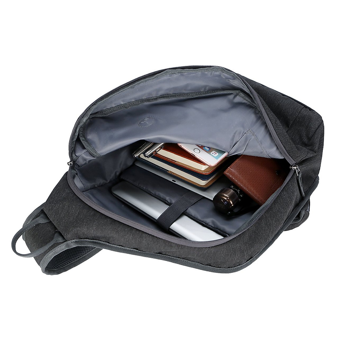 Mouteenoo Sling Backpack for Men and Women Bag (Dark Grey)