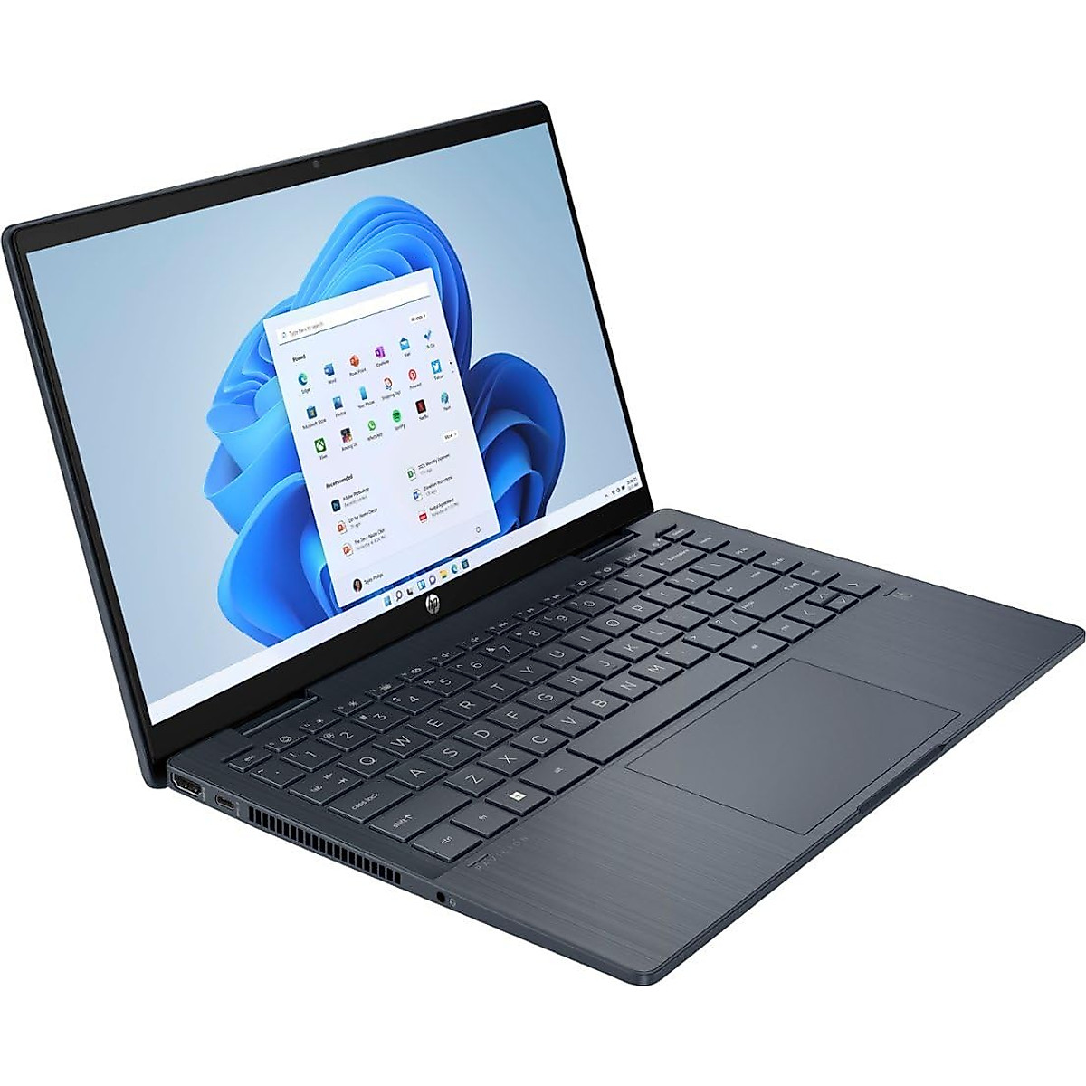 HP Pavilion X360 2-in-1 Touch Laptop for Business & Student, 14" FHD IPS, 12th Gen Intel 6-Core i3-1215U (Beat i7-1165G7), 8GB RAM, 512GB PCIe SSD, Webcam, USB-C, HDMI, Wi-Fi, Win 11 Pro, Space Blue