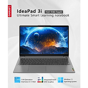 Lenovo Ideapad 15.6" HD Laptop, Athlon Silver 3050U (Beats i3-1005G1) Dual-core Processor, 8GB RAM, 128GB SSD, WiFi, Webcam, Bluetooth, Win 11 S, Cloud Grey, TGC Accessories