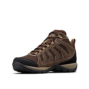Columbia Mens Redmond V2 Mid Waterproof Boot Hiking Shoe, Brown, 10.5 US