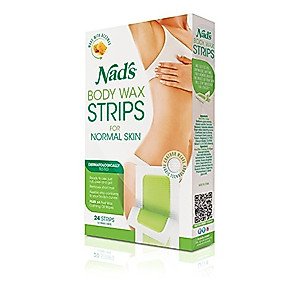 Nad's Hair Removal Strips, 24 Strips (Pack of 2)