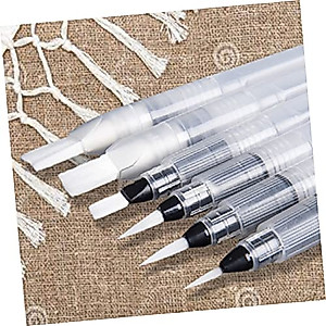 LIGHTAOTAO 2 Set/12pcs Classroom Drawing Supplies Powdered Pigment Watercolor Paints Water Soluble Colored Pencils Ink Pen Water Brush Pen Water Coloring Brush Pen Watercolor Brush Stick