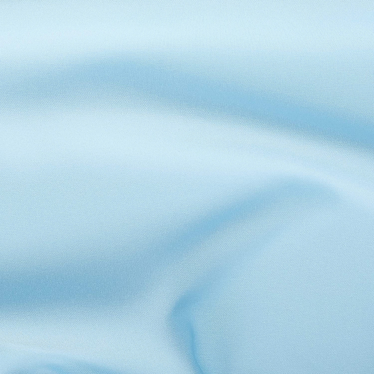 LA Linen 10-Pack Poly Poplin Napkin, Soft Cloth Napkins, Washable Reusable Napkins, Stain and Wrinkle Resistance Table Napkins for Dinner, Wedding, Parties, 18 by 18-Inch, Blue Light