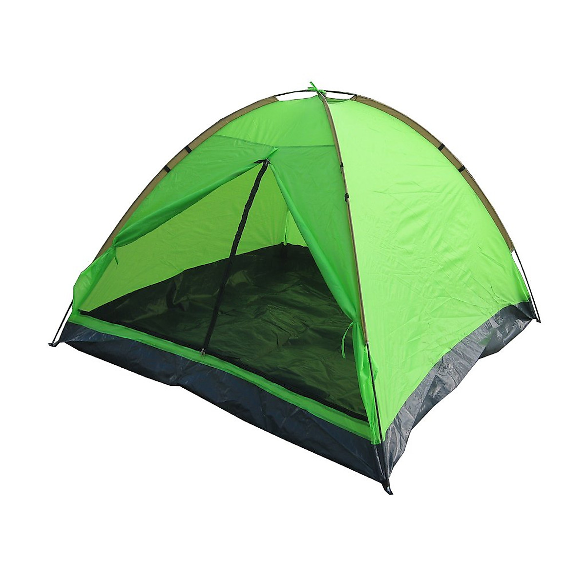 Zaltana 3 Person Tent with 3 Air Mats(Single) and Air Pump Set