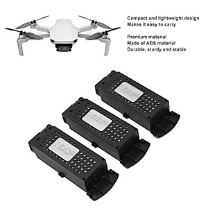 PUSOKEI 3PCS RC Drone Battery, 3.7V 1800mAh High Capacity UAV Battery, Remote Control UAV Battery with Charging Cable, Replacement Battery for SG S6 G6 Q6 RC Drone