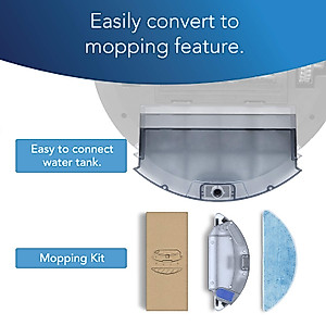 ECOVACS DEEBOT 661 Convertible Vacuuming or Mopping Robotic Vacuum Cleaner with Max Power Suction, Upto 110 Min Runtime, Hard Floors and Carpets, App Controls, Self-Charging, Quiet (Renewed)