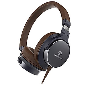 Replacement ATH-MSR7 Audio Cable Extension Cord Lead Compatible Audio Technica ATH-MSR7GM ATH-SR5NBW ATH-SR5BT Sony MUC-S12SM1 MDR-1A Headphone (Brown-L Shape)