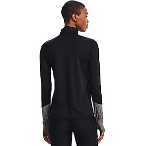 Under Armour Womens 1/2 Zip Pullover, Black, Small