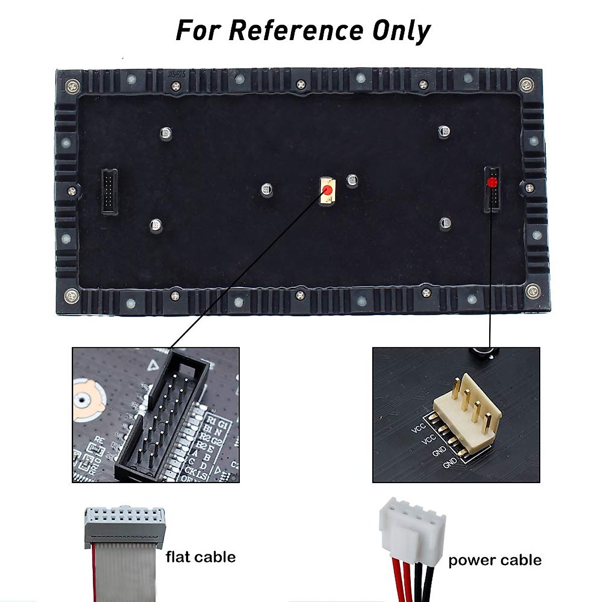 P4 Waterproof Flexible LED Matrix Panel, LED Display Module for RGB Full Color LED Display Screen, 256x128mm, 1/16 Scan, Total 2048 Dots, Perfect Solution for Outdoor Advertising Use