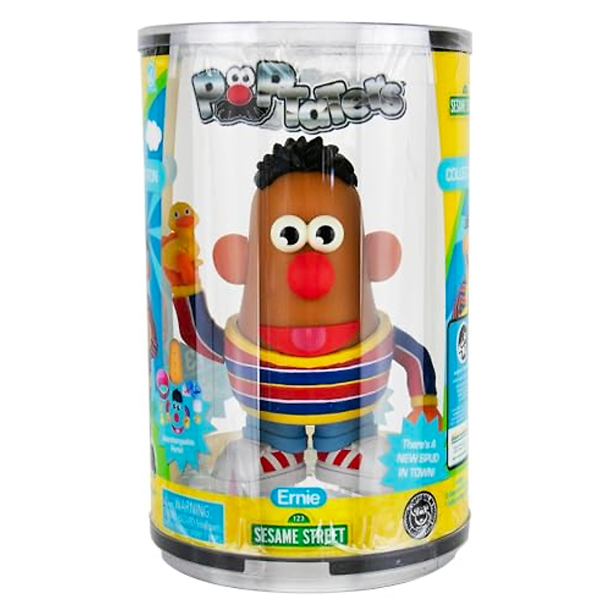 Poptaters Sesame Street Bert or Ernie - Includes 1 Character, Style Selected at Random, 14 Removable, Interchangeable Facial and Body Parts Including 1 Surprise Potato Head Piece - for Ages 8 and up