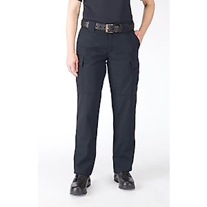 5.11 Tactical Women's TDU Pants, Regular Fit, Cargo Pockets, Style 64359, Dark Navy, 10 Regular