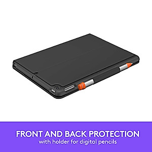 Logitech iPad Air (3rd generation) Keyboard Case | Slim Folio with integrated wireless keyboard (Graphite)
