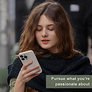 CMYFUTNG for iPhone 13 Case,[Silky Touch Premium Liquid Silicone][Camera Protection] [Soft Anti-Scratch Microfiber Lining],Slim Soft Shockproof Phone Case,White 1-ip13-02