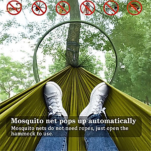 2 People Hammock， Swing for Adults，Hammock， Camping Swing， Camping， Camping Supplies， Hammock Swing， Portable Hammock， Pop Up Hammock， Pink Hammock， Outdoor Swing， Hammock Swing， (Green)