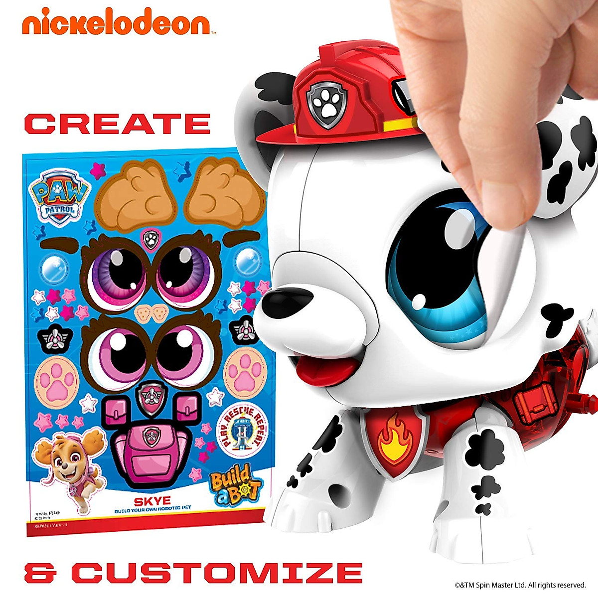 Paw Patrol Marshall Robotic Build-A-Bot Toy: Ages 4+ for Boys & Girls - Ideal Easter Gift!