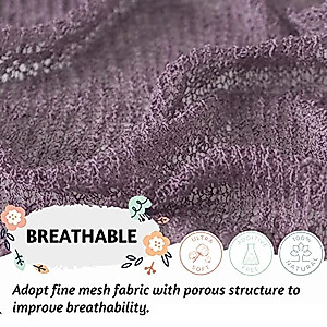 Newborn Photography Props, Baby Stretch Wraps, Professional Baby Photo Props Long Ripple Wrap, DIY Newborn Baby Photo Blanket (Lilac)