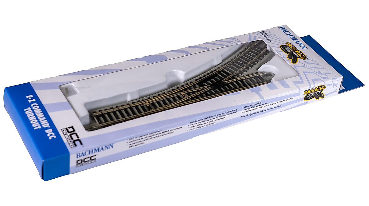 Bachmann Trains Digital DCC Turnout - HO Scale, Easy Assembly
