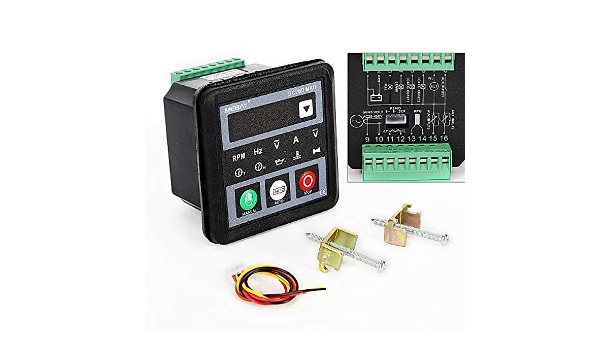 Generator Controller DC20D Genset Controller Automatic Generator Start Controller Module ...