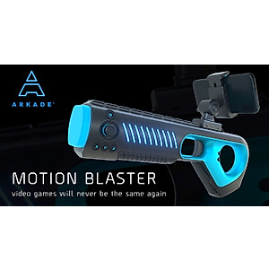 Arkade Motion Blaster Virtual Reality Gaming Gun Controller with Bluetooth Connectivity and Built in Haptics (PC, Android, IOS)