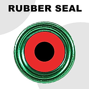 TOMALL Car Auto Wheel Tyre Tire Stem Air Valve Caps Dust Covers for Vehicle Motorcycle Bike