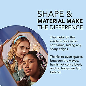 invisibobble HairHalo The Adjustable Headband – Disney Princess Ariel - Hairbands Made for Everyone - Individually Adapted to the Shape of the Head and Worn All Day with No Pain or Uncomfortable