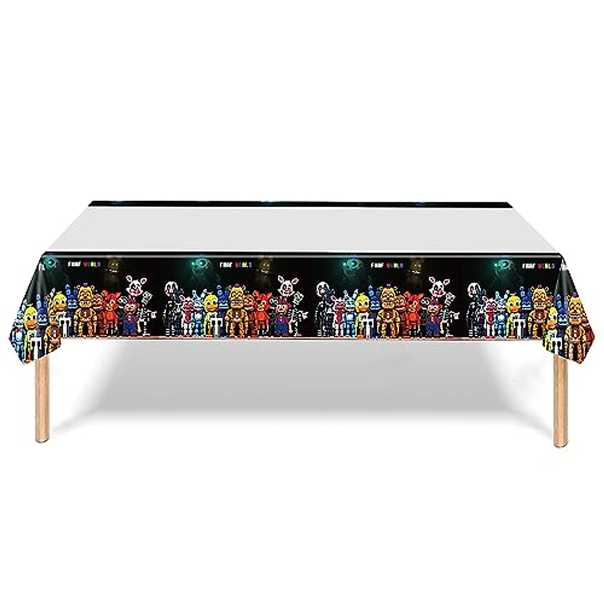 Birthday Party Supplies, Includes Banner, Tablecloth, Cake Topper - 24 Cupcake Toppers - 20 Balloons