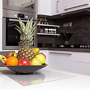 Clear Plastic Placemats Set of 4 - Table Protector for Dining Room Table, Kitchen Counter, Office Desk, Painting Table, Shelves - Multi-Use, Flexible, Durable, and Wipeable Plastic Sheets 18x12 Inch