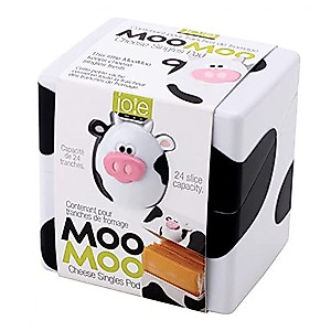 Joie Moo Moo Butter Stick Dish Bundle with Moo Moo Cheese Singles Pod