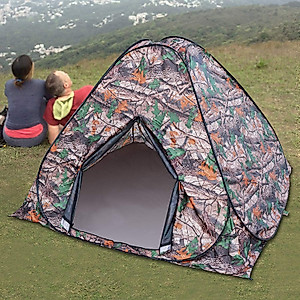 BZTANG Explorer Outdoors 3-4 persons Camouflage Camping Hiking Easy Setup Instant Pop up Tent