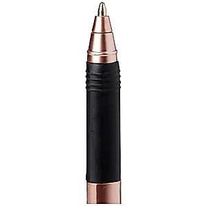 Zebra Classic Rose Gold Ballpoint Pens, Black Ink, 3 count (Pack of 1)