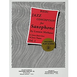 TRY1057 - Basic Jazz Conception for Saxophone Volume 1 - Book/CD