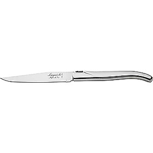 Laguiole Style de Vie Steak Knives, Luxury Line, 6 pieces, Fully Stainless Steel, in giftbox