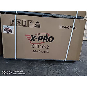 X-PRO Eagle 110 110cc Kids ATV Quad Youth ATV ATVs 4 Wheels (Leaf Pink, Tested and Assembled)