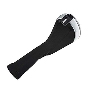 Andux Golf Club Wood Head Covers 460CC Driver Covers Long Neck Gray